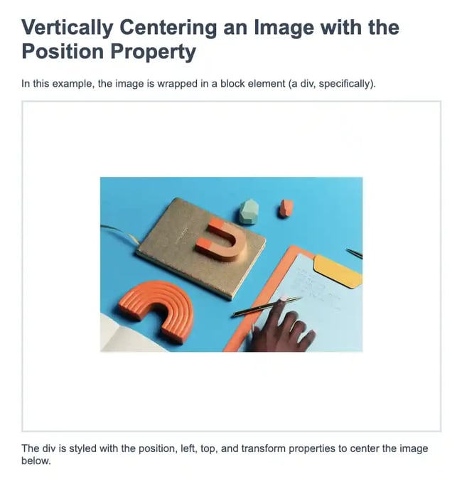 How to Center an Image with HTML and CSS [+ Code Modules]